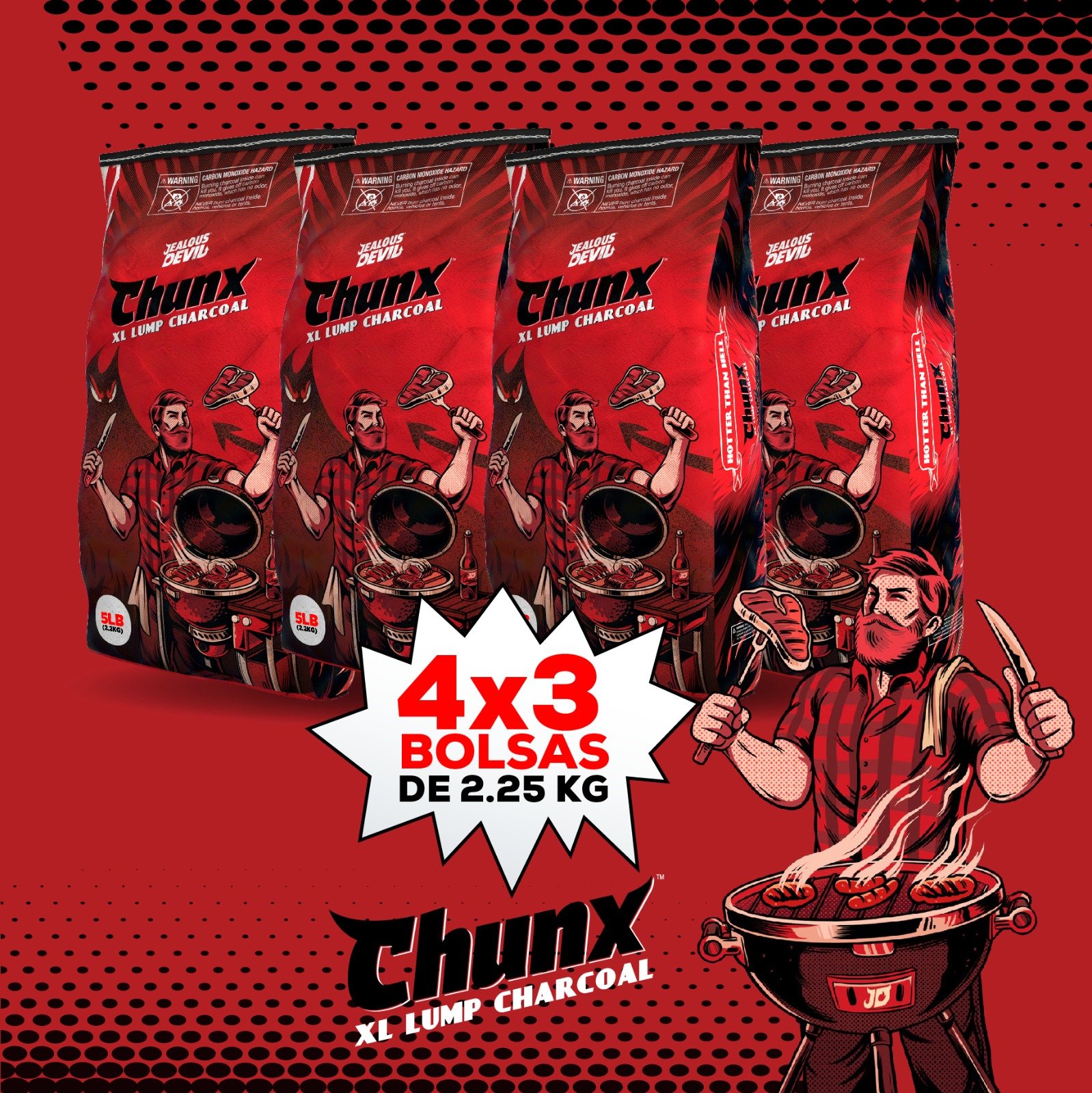 PACK 4X3 CHUNX XL PREMIUM | Jealous Uruguay
